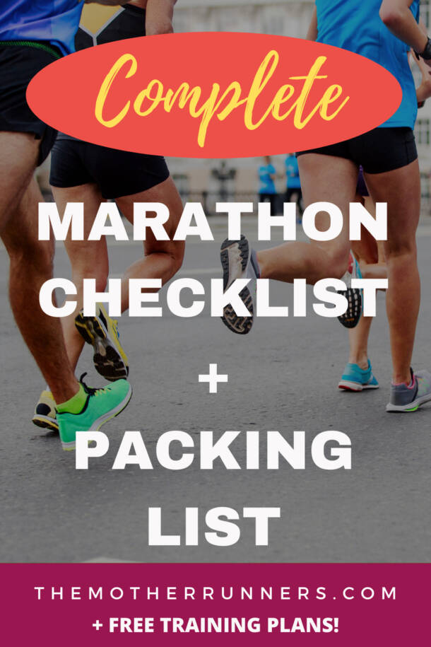 How to Prepare for a Marathon (+ Your Ultimate Marathon Checklist ...