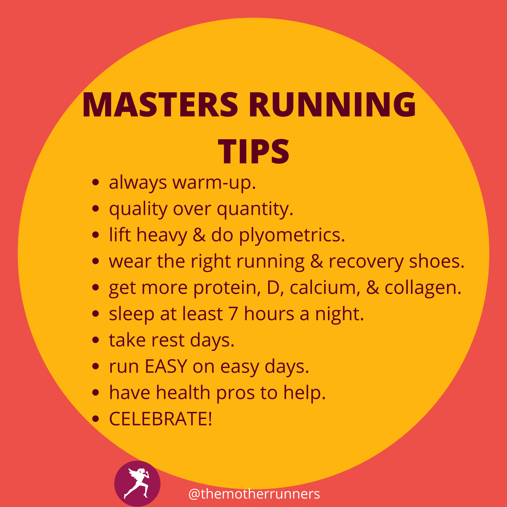 Faster as a Masters Runner: Masters Running Tips - The Mother Runners