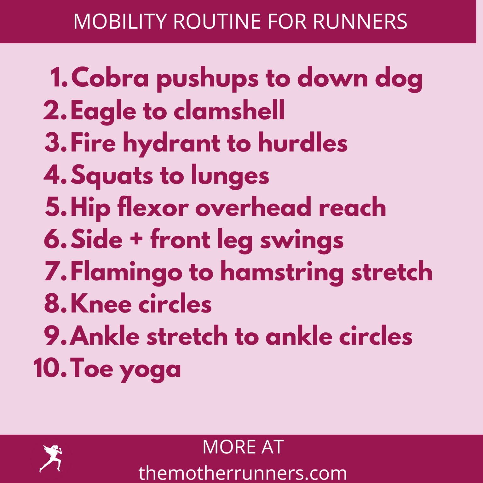 5 Minute Mobility Routine for Runners - The Mother Runners