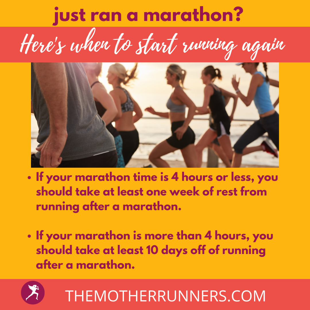 How Much Time Off Running After a Marathon? - The Mother Runners
