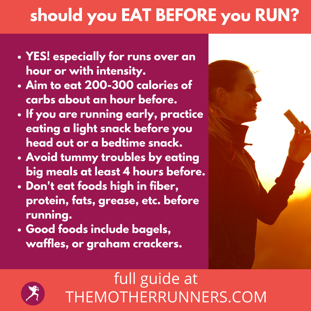 Should You Eat Before You Run? - The Mother Runners