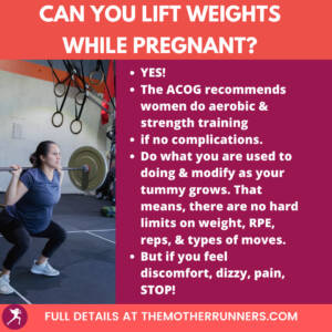 Can You Lift Weights While Pregnant? - The Mother Runners