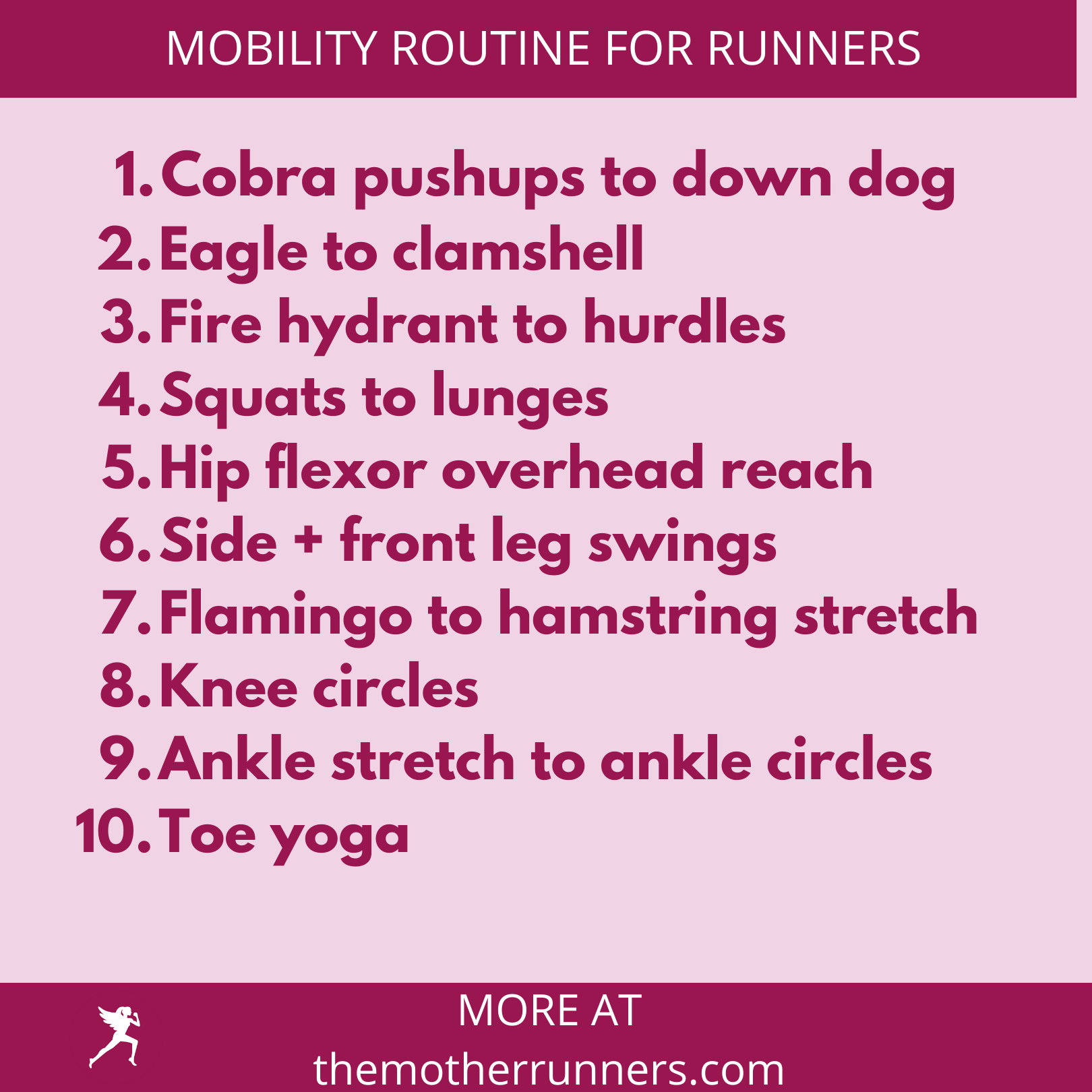 5 Minute Mobility Routine for Runners - The Mother Runners