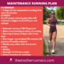Maintenance Running Plan for the Off-Season - The Mother Runners