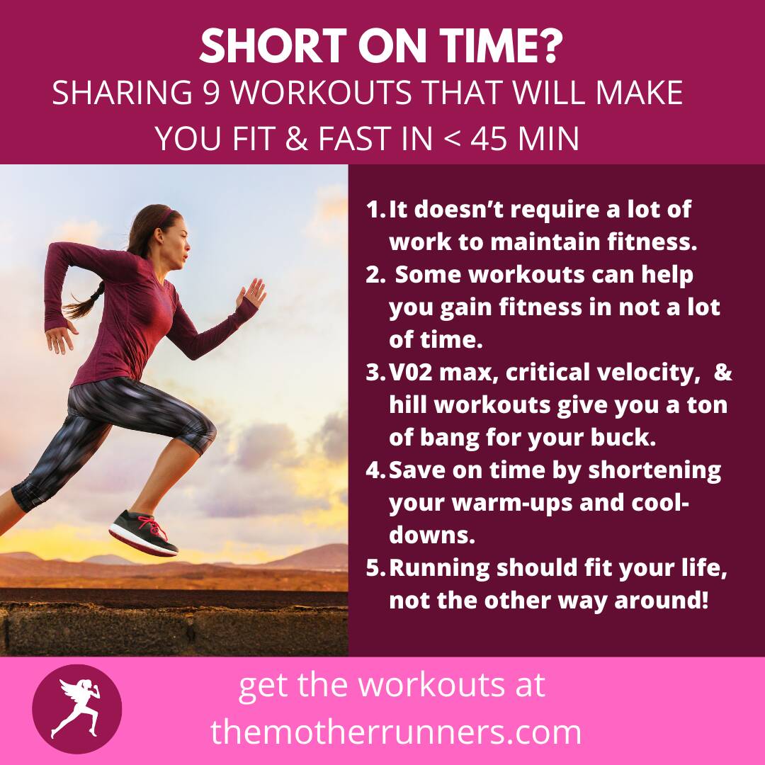 9 Quick Running Workouts for Busy Runners - The Mother Runners