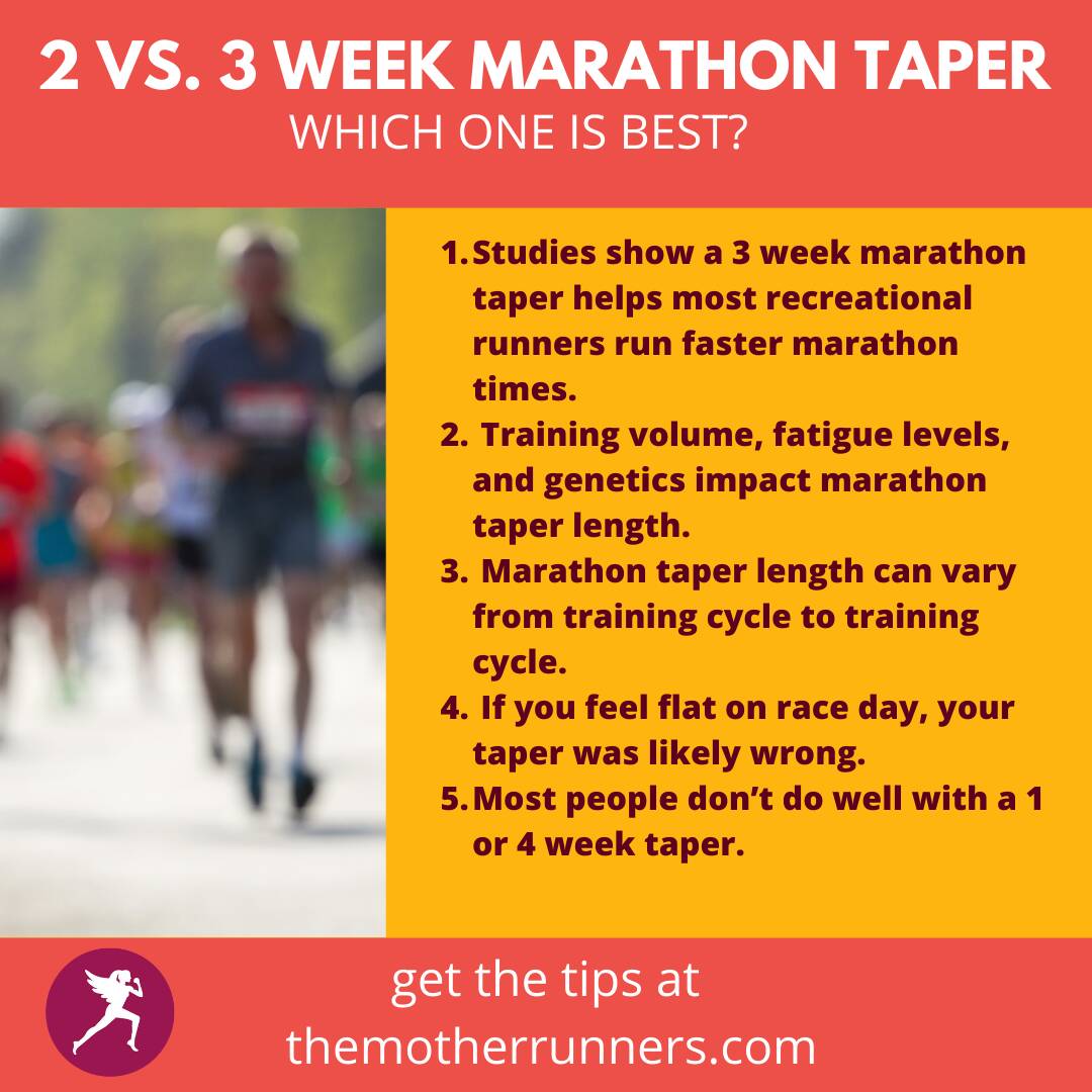 2 Weeks vs. 3 Weeks: How Long Should You Taper for a Marathon? - The ...